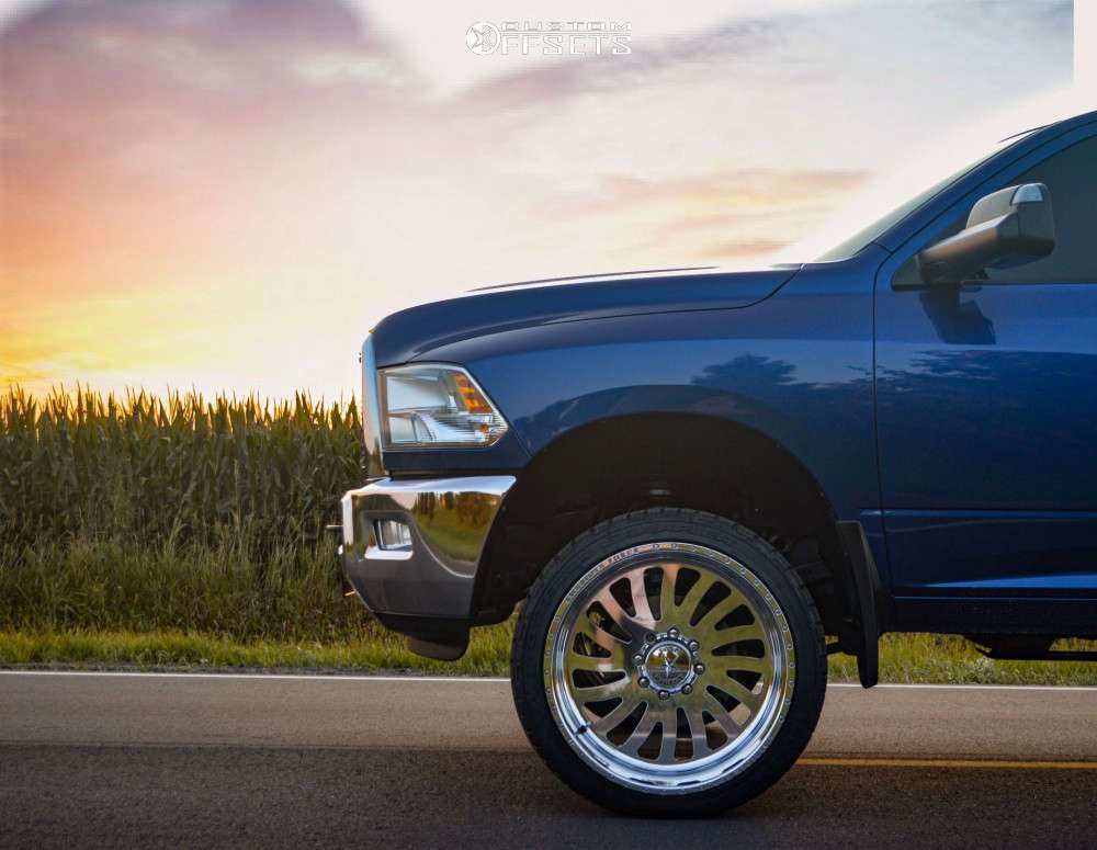 2011 Ram 2500 with 24x12 -40 American Force Octane Ss and 305/35R24 ...