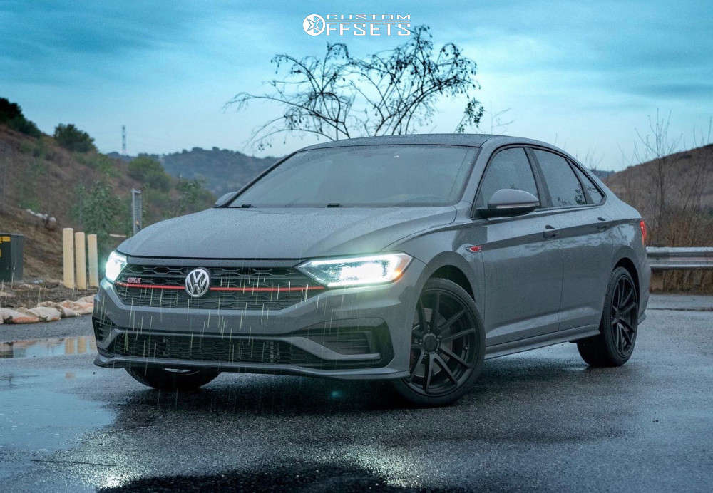 2019 Volkswagen Jetta with 19x8.5 45 Rotiform Spf and 225/40R19 ...