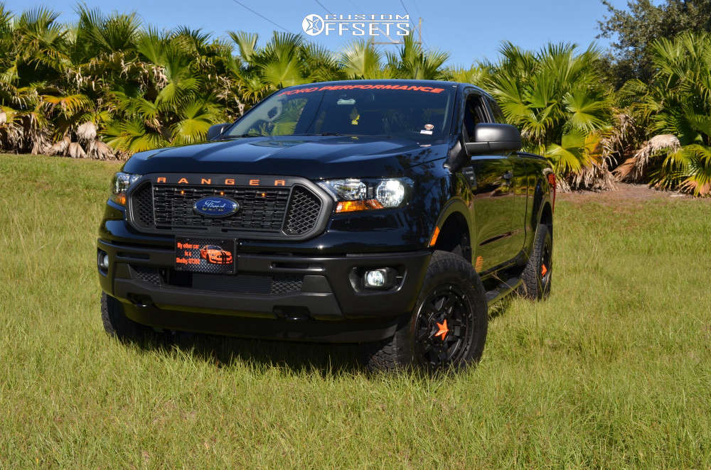 2019 Ford Ranger with 17x8 20 XD Rockstar 3 and 265/70R17 Nitto Terra ...