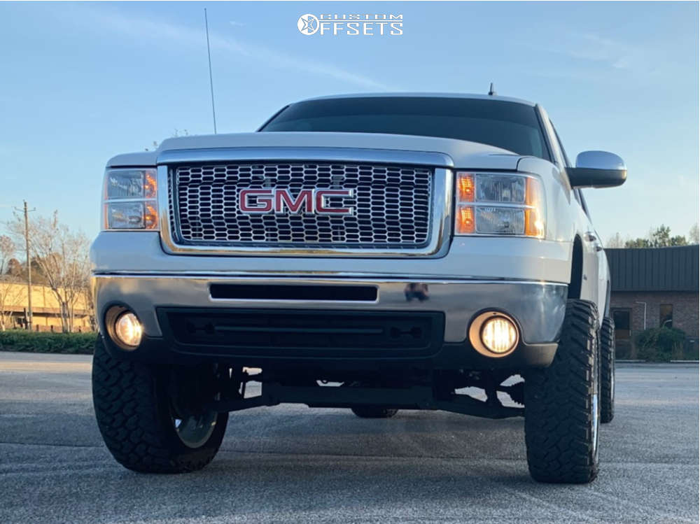 2012 GMC Sierra 1500 with 22x10 -25 American Force Evo Ss and 285/55R22 ...