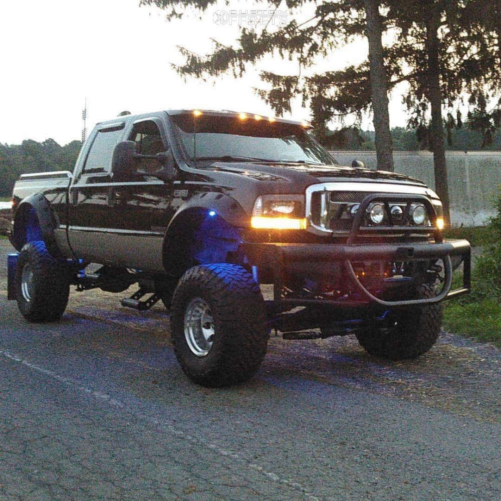 2000 Ford F-350 Super Duty with 16x12 -50 Mickey Thompson Classic Iii ...