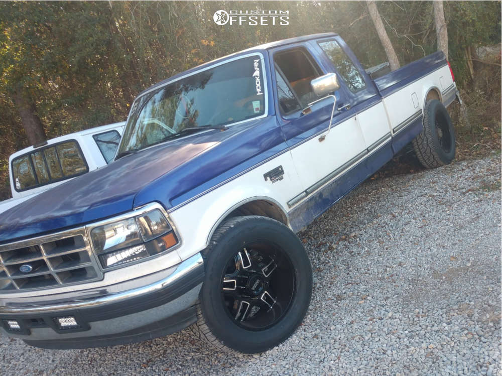 1995 Ford F-250 with 20x10 -25 Ultra Armageddon and 305/55R20 Nitto ...