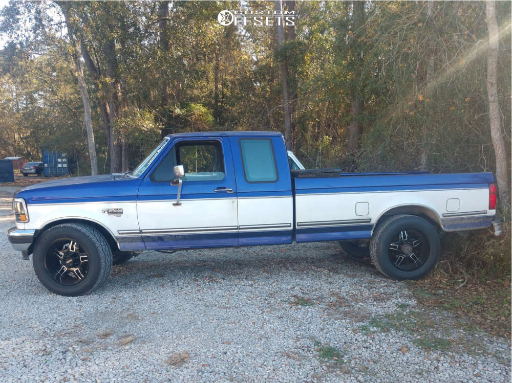 1995 Ford F-250 with 20x10 -25 Ultra Armageddon and 305/55R20 Nitto ...