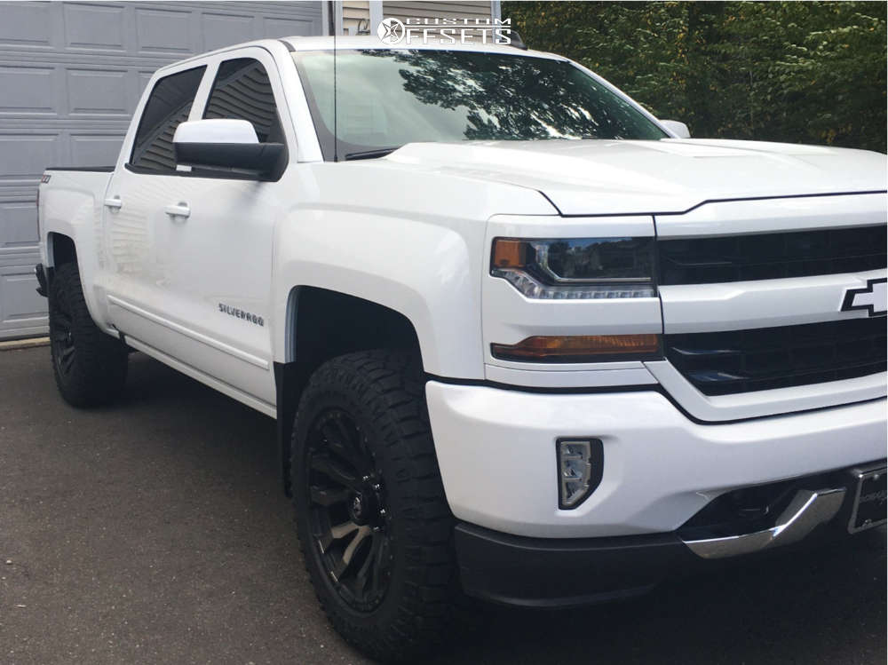 2018 Chevrolet Silverado 1500 with 20x9 1 Fuel Blitz and 275/60R20 ...