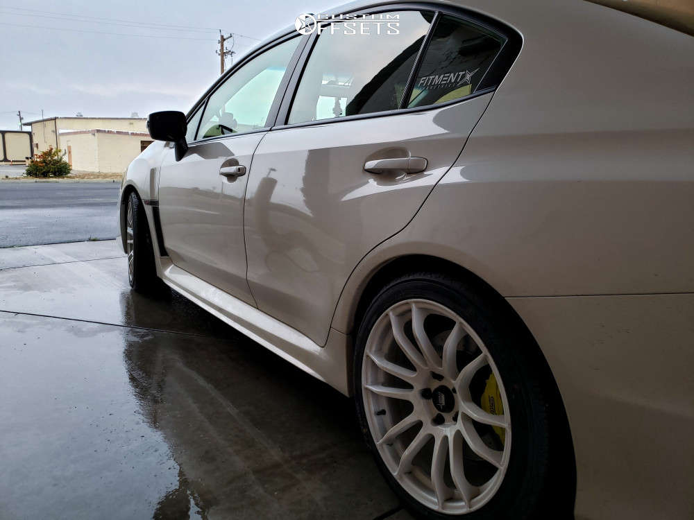 2018 Subaru WRX STI with 18x8.5 32 MST Mt33 and 235/40R18 Yokohama ...