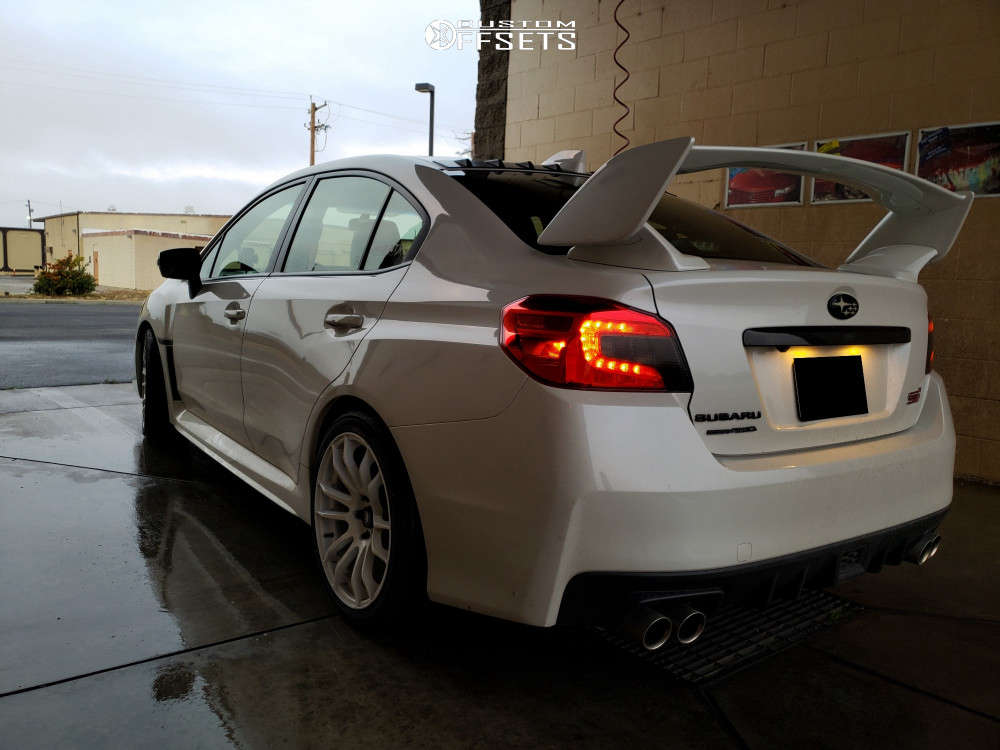 2018 Subaru WRX STI with 18x8.5 32 MST Mt33 and 235/40R18 Yokohama ...