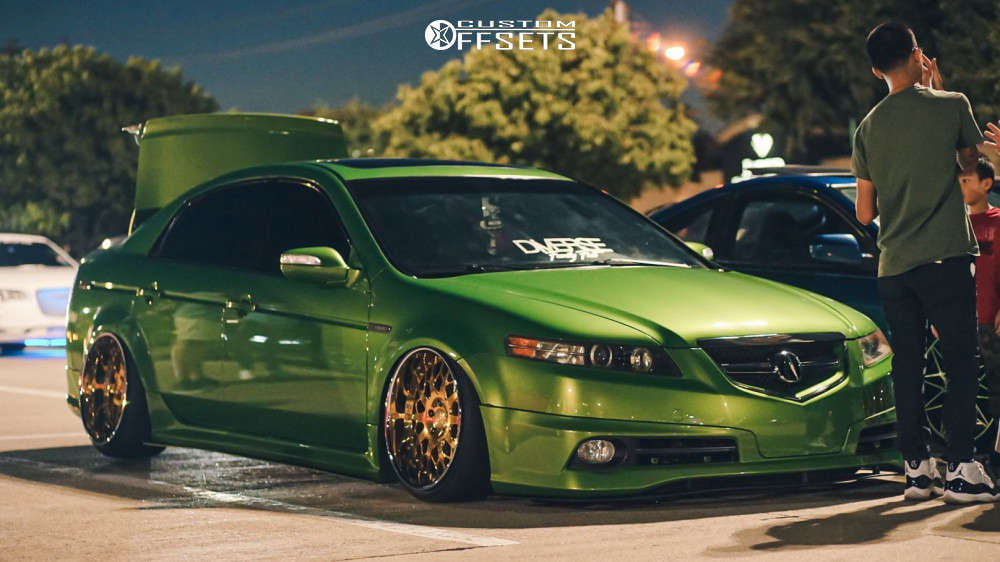 2007 Acura TL with 19x10 10 VIP Modular Vx110 and 215/35R19 WinRun R330 ...