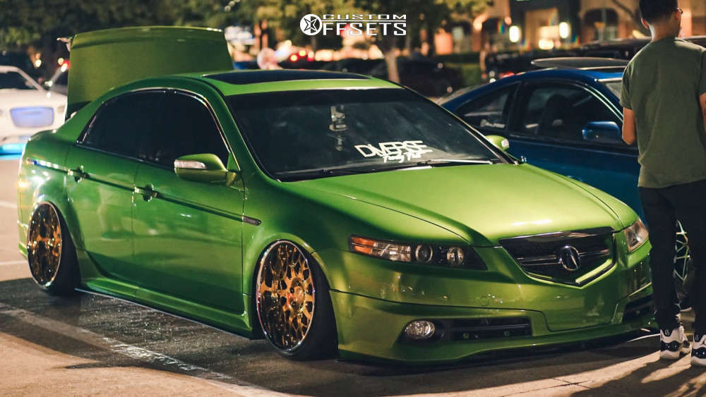 2007 Acura TL with 19x10 10 VIP Modular Vx110 and 215/35R19 WinRun R330 ...