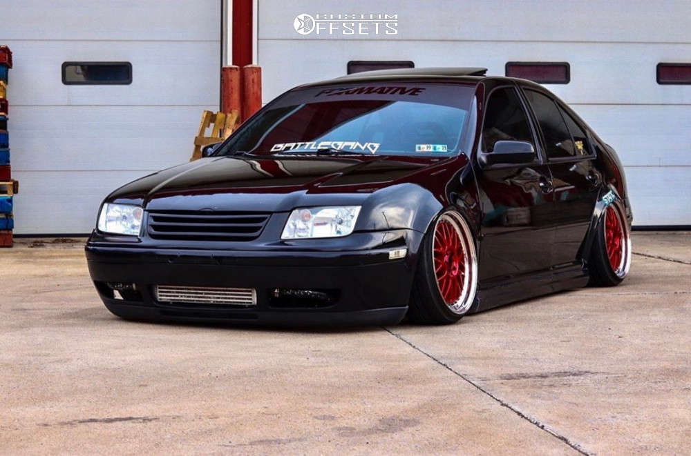 2002 Volkswagen Jetta Wheel Offset Tucked Coilovers | 854663 | Custom ...