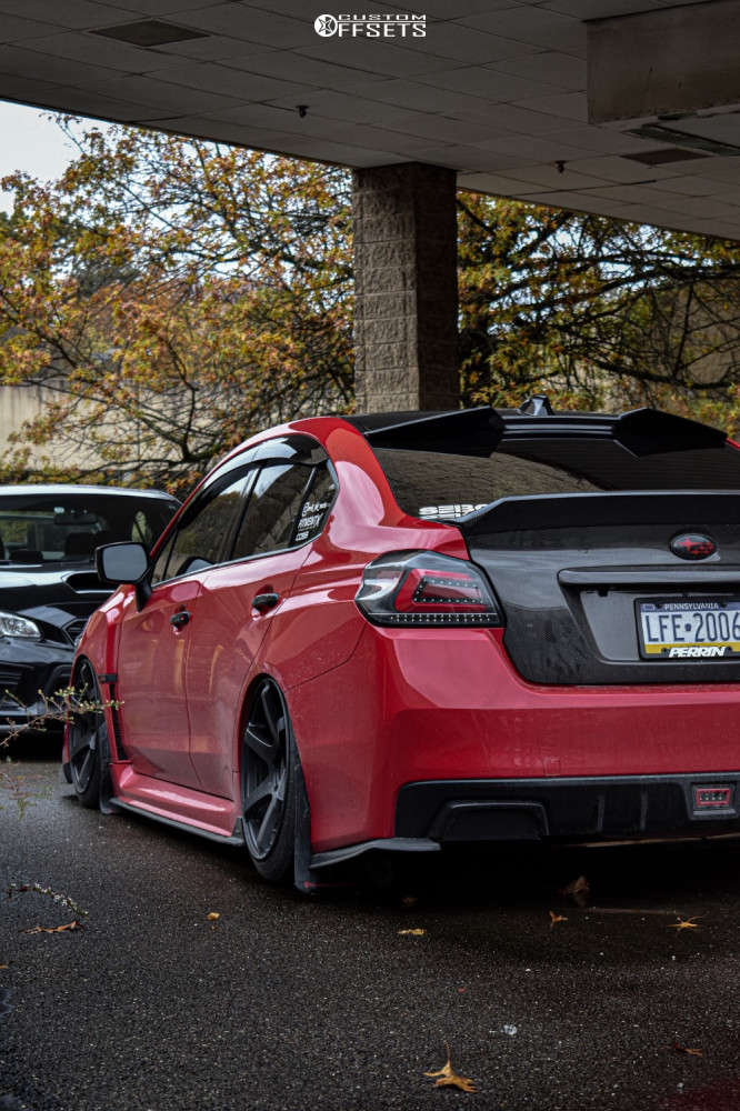 2016 Subaru WRX with 18x9.5 30 Enkei T6s and 225/40R18 Toyo Tires ...