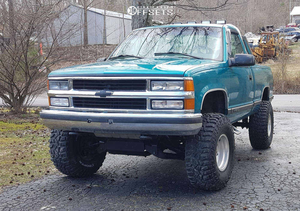 1995 Chevrolet K1500 with 15x10 -38 Alloy Ion Style 171 and 35/12.5R15 ...