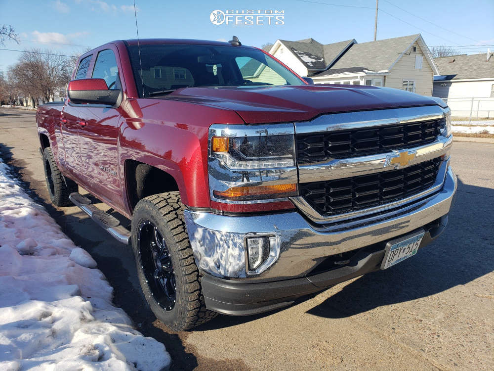 2016 Chevrolet Silverado 1500 with 20x9 0 Moto Metal Mo970 and 285 ...