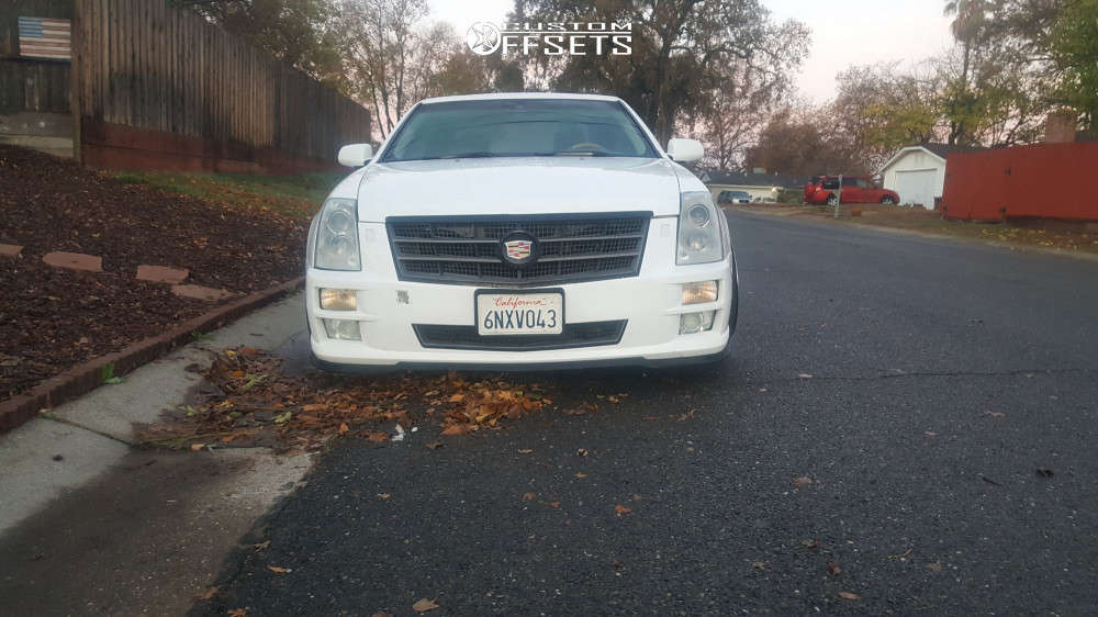 2006 Cadillac STS with 20x10 35 MKW M73 and 225/35R20 Achilles Atr ...