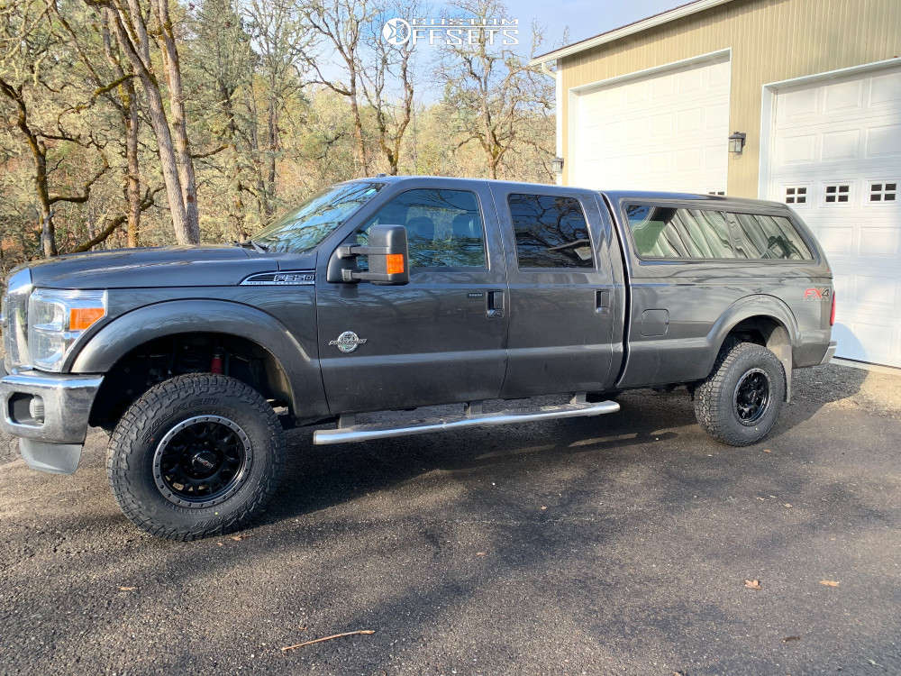 2016 Ford F-350 Super Duty with 18x9 12 Vision Invader and 285/75R18 ...