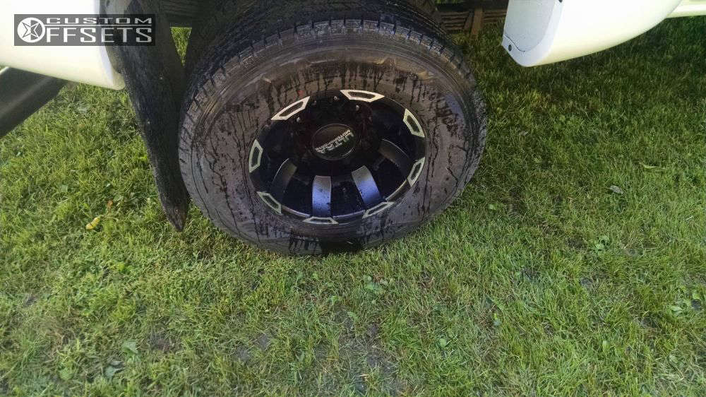 2007 Chevrolet Silverado 3500 HD with 16x6 102 Ultra Phantom Dually and ...