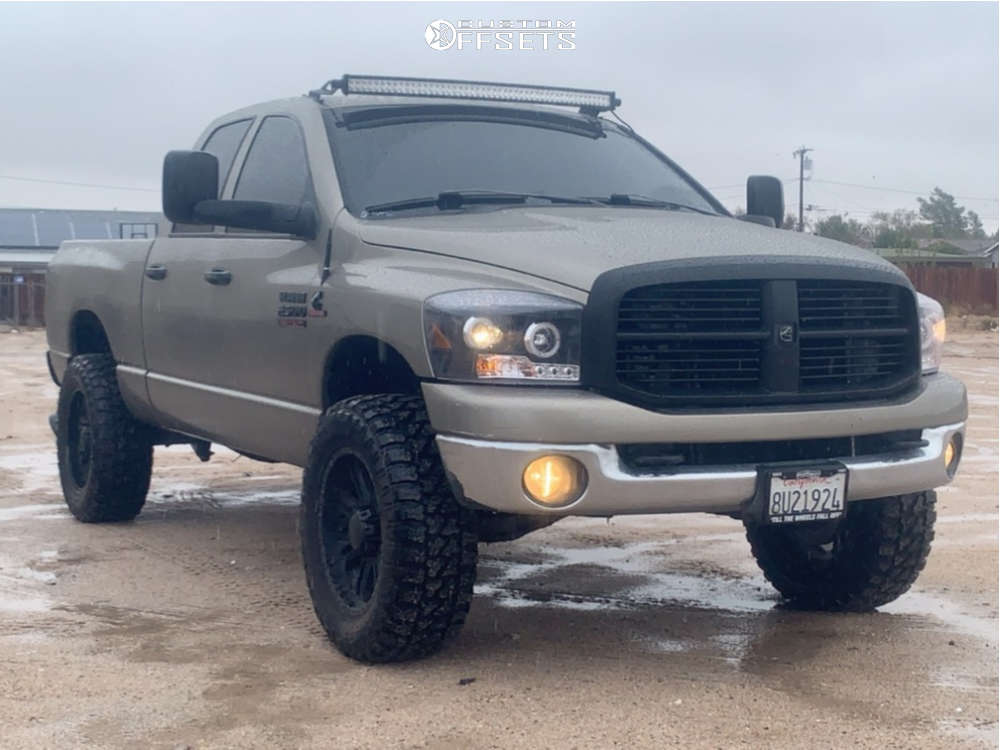 2008 Dodge Ram 2500 with 20x9 18 Raceline Octane and 35/12.5R20 Fury ...
