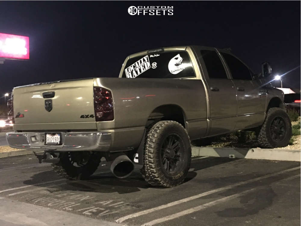 2008 Dodge Ram 2500 with 20x9 18 Raceline Octane and 35/12.5R20 Fury ...