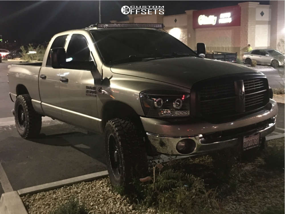 2008 Dodge Ram 2500 with 20x9 18 Raceline Octane and 35/12.5R20 Fury ...