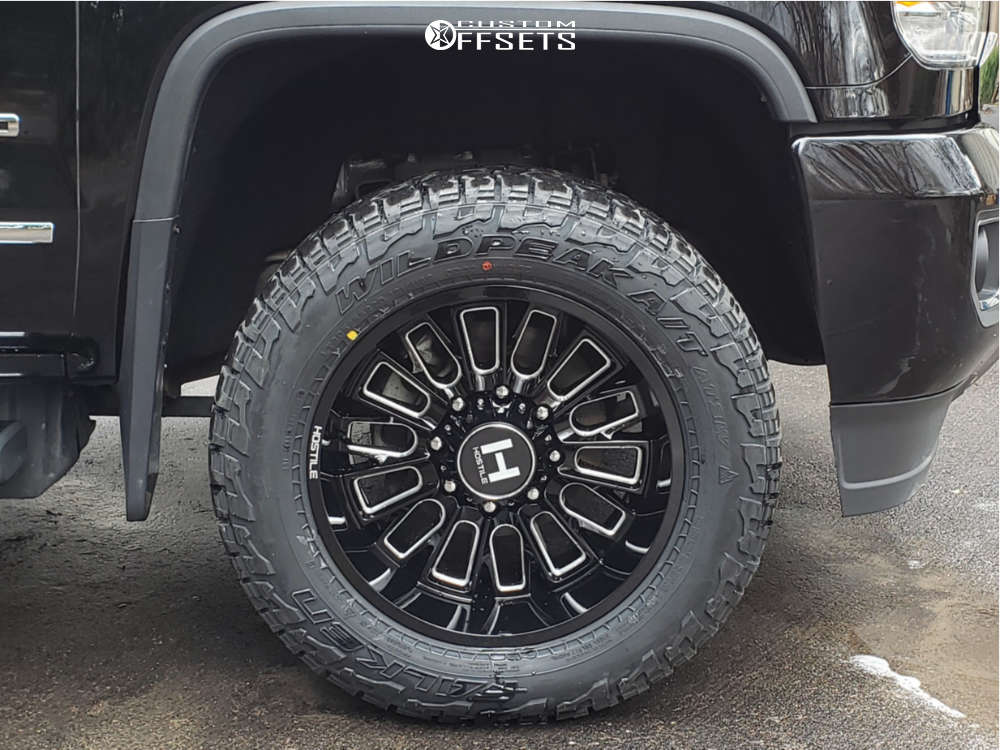 2017 GMC Sierra 2500 HD with 20x10 -24 Hostile Fury and 305/55R20 ...