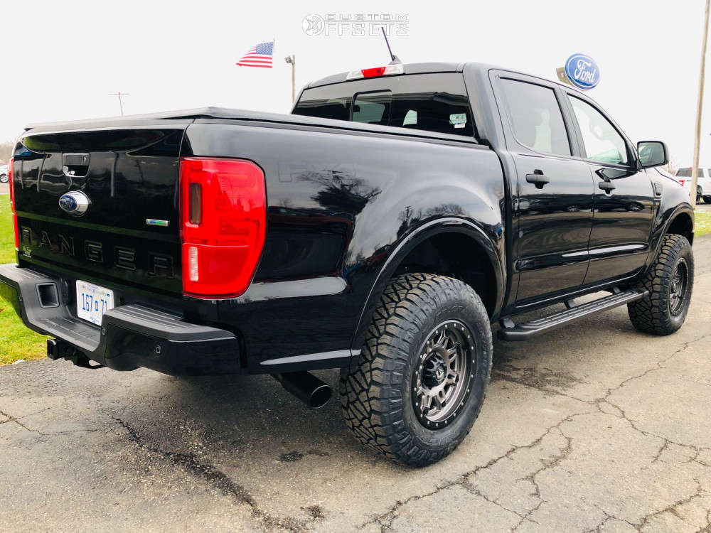 2020 Ford Ranger with 17x9 20 Fuel Hostage Iii and 285/70R17 Nitto ...
