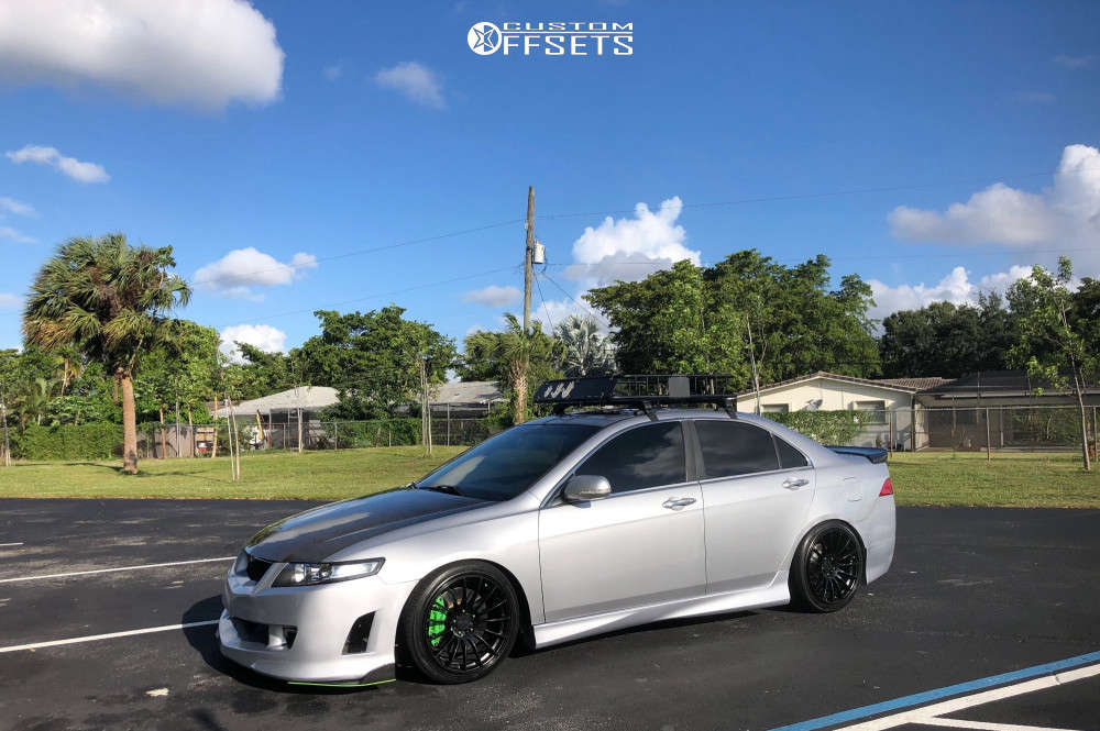 2005 Acura TSX with 18x8.75 36 XXR 550 and 225/40R18 Hankook Ventus V2 ...