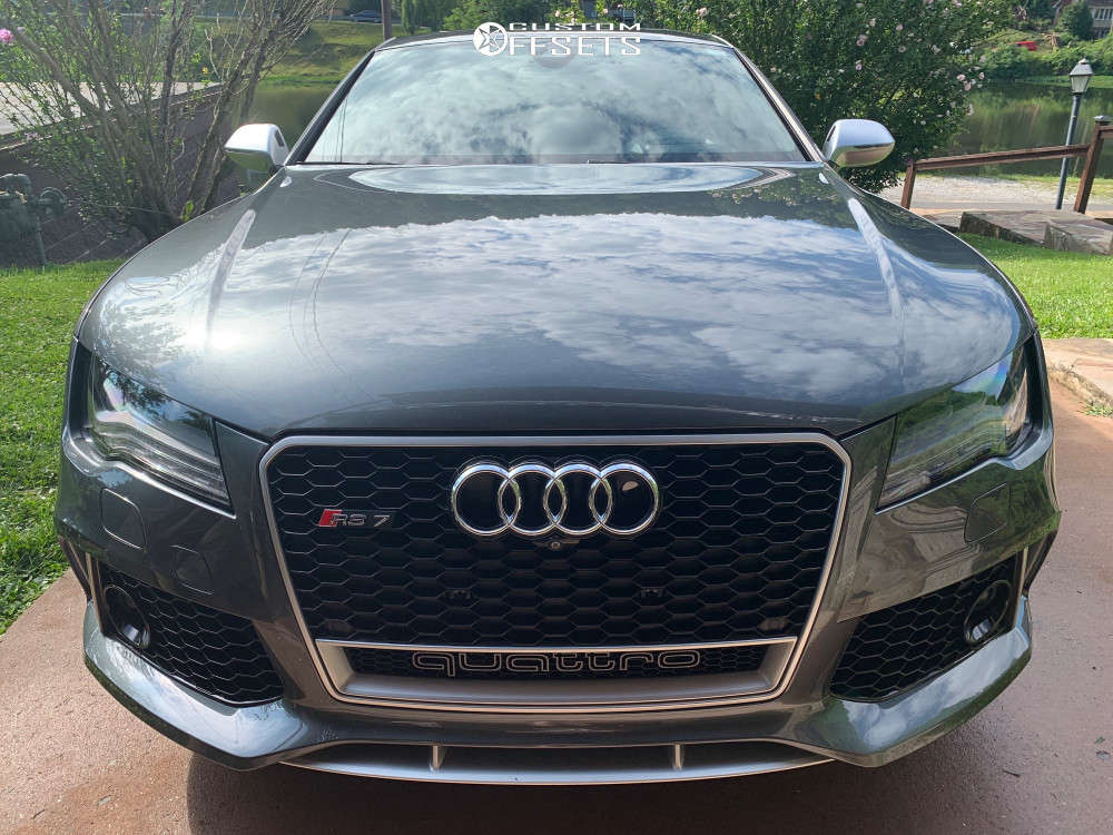2014 Audi RS7 with 20x10 25 RSR R702 and 275/35R20 Continental ...