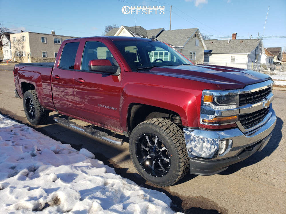 2016 Chevrolet Silverado 1500 with 20x9 0 Moto Metal Mo970 and 285 ...