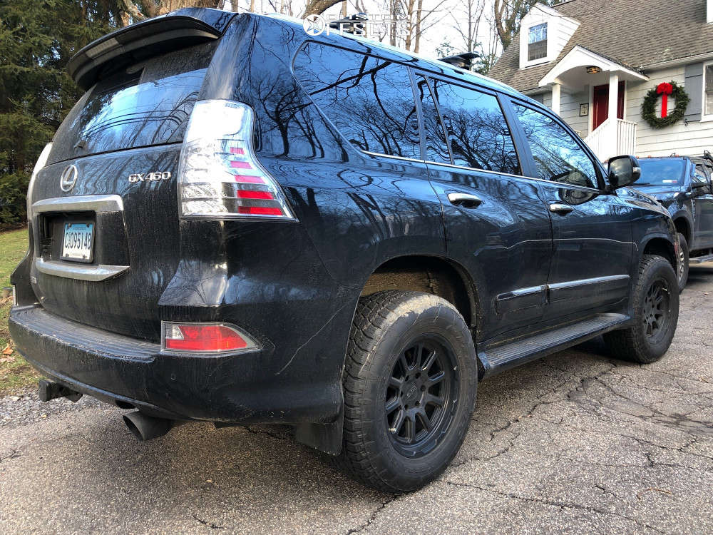 2016 Lexus GX460 with 18x8.5 0 Black Rhino Chase and 275/65R18 Nitto ...