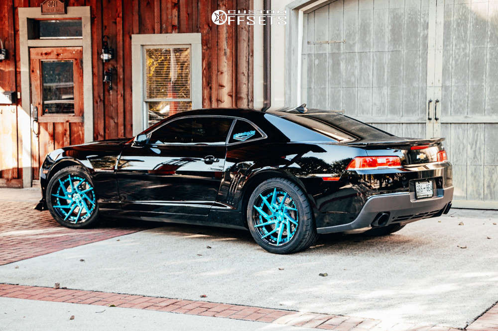 2015 Chevrolet Camaro with 20x10 23 BC Forged Hca218 and 285/35R20 ...