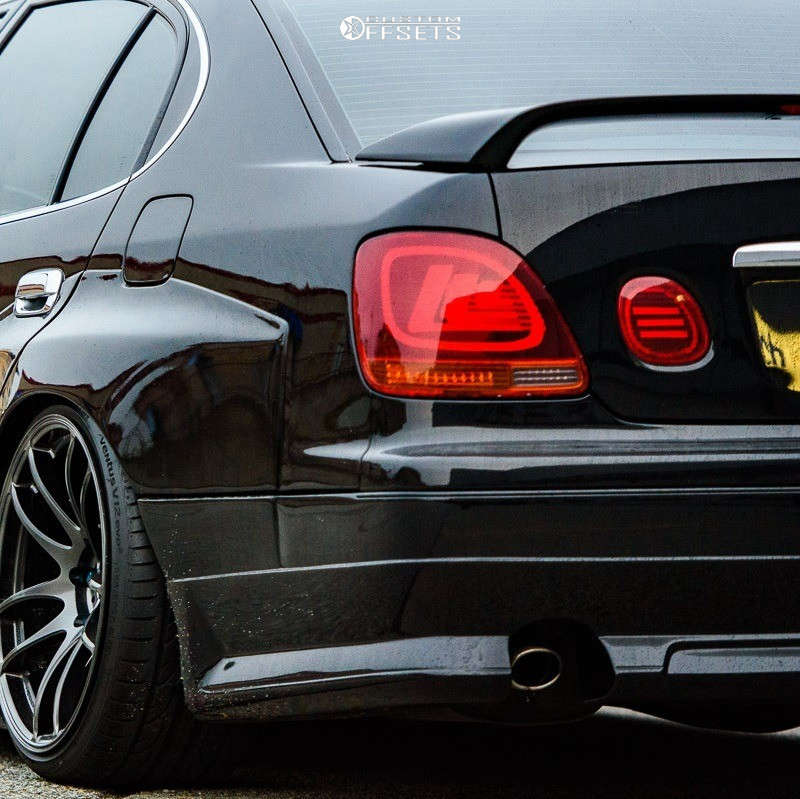 1999 Lexus GS400 with 19x9.5 11 Work Emotion Cr Kiwami and 235/35R19 ...