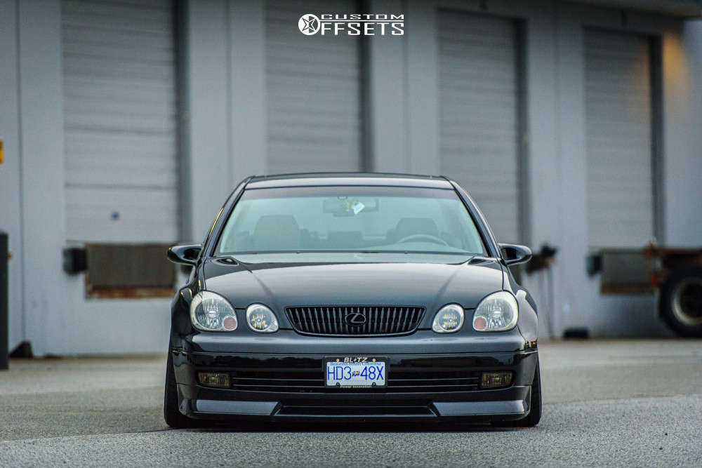 1999 Lexus GS400 with 19x9.5 11 Work Emotion Cr Kiwami and 235/35R19 ...
