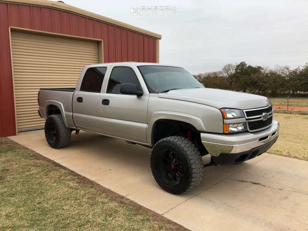 2007 Chevrolet Silverado 1500 Classic with 20x12 -44 Xtreme Mudder Xm ...