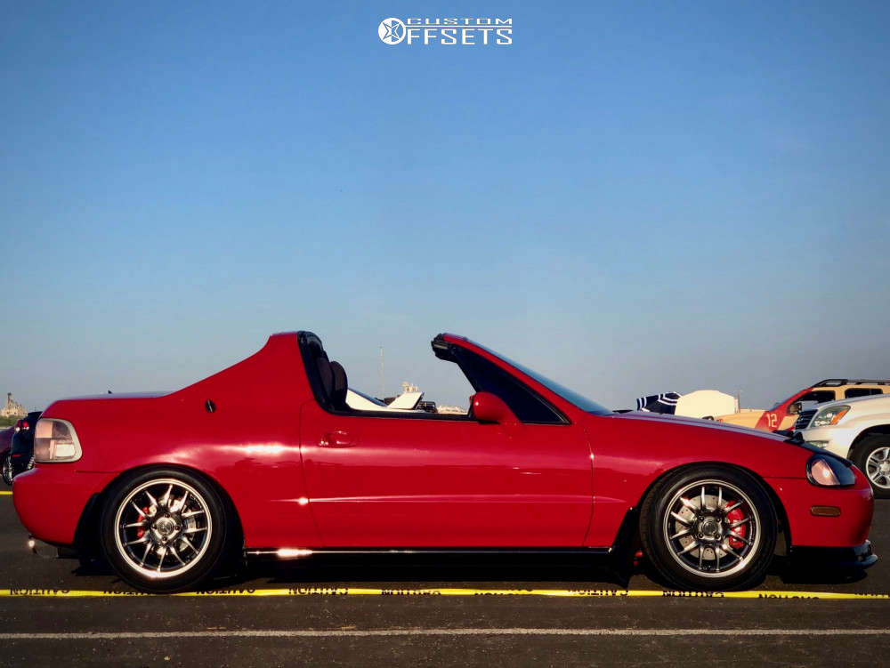 1993 Honda Civic Del Sol with 15x9 36 949 Racing 6UL and 205/50R15 ...