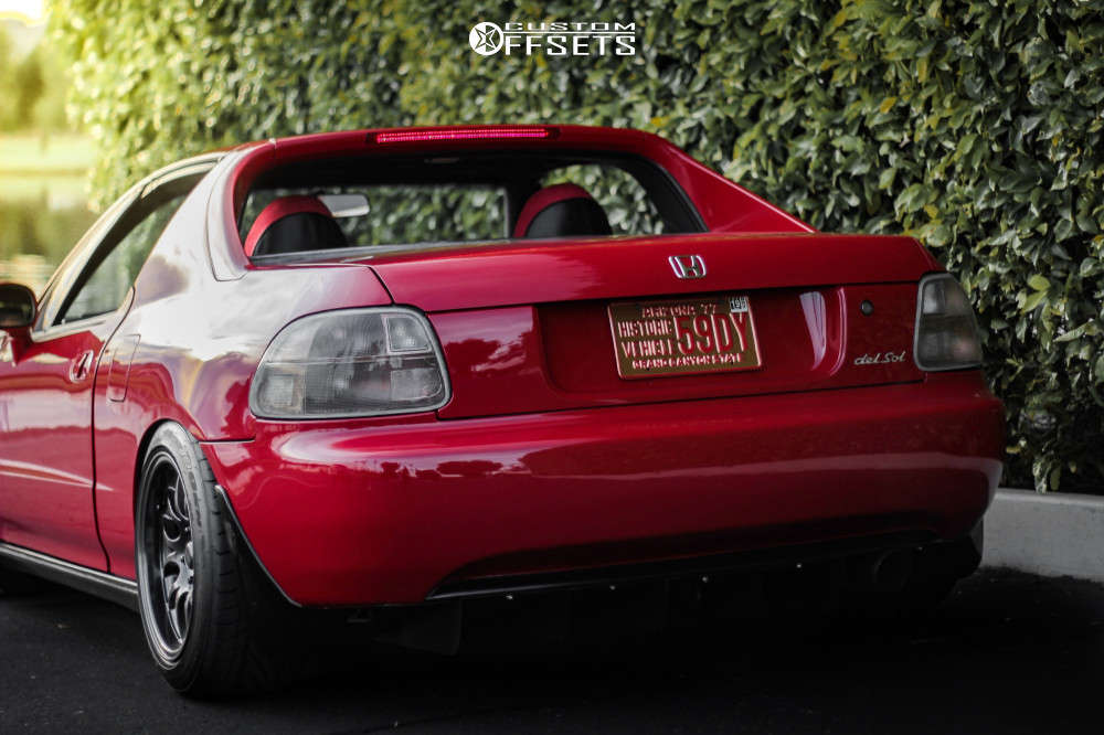 1993 Honda Civic Del Sol with 15x9 36 949 Racing 6UL and 205/50R15 ...