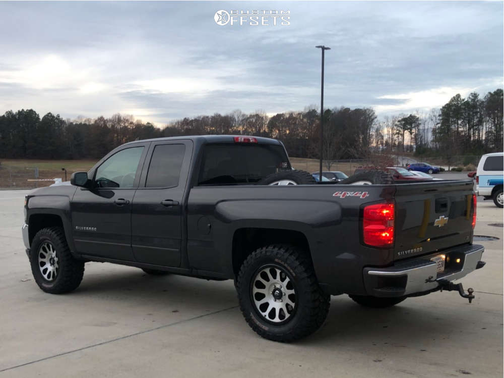 2016 Chevrolet Silverado 1500 with 20x9 1 Fuel Vector and 35/12.5R20 ...