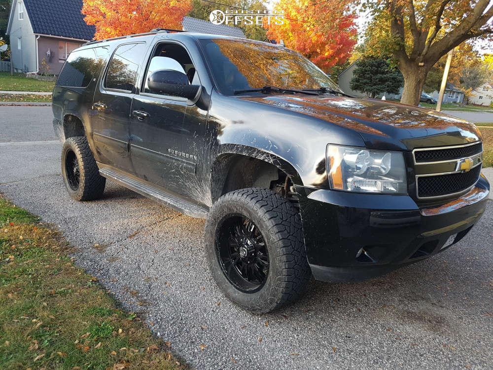 2011 Chevrolet Suburban 1500 with 20x9 0 Panther Offroad 579 and 33/12 ...