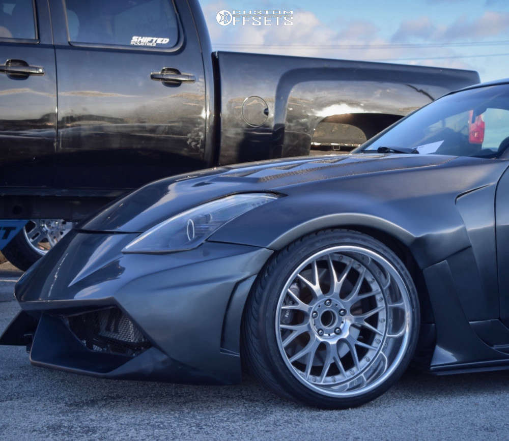 2008 Nissan 350Z with 19x11 -22 Weds Erm and 265/30R19 Bridgestone ...