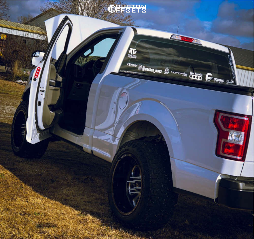 2018 Ford F-150 with 20x12 -43 Fuel Flow and 285/55R20 Radar Renegade R ...
