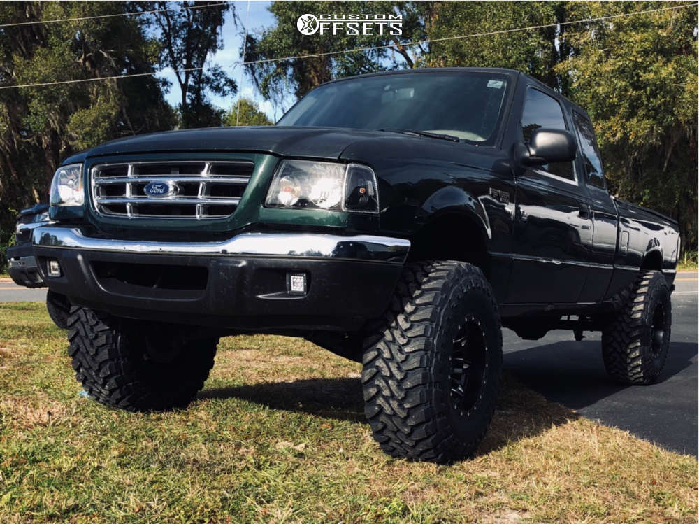 2002 Ford Ranger with 15x10 -43 Fuel Lethal and 33/12.5R15 Toyo Tires ...