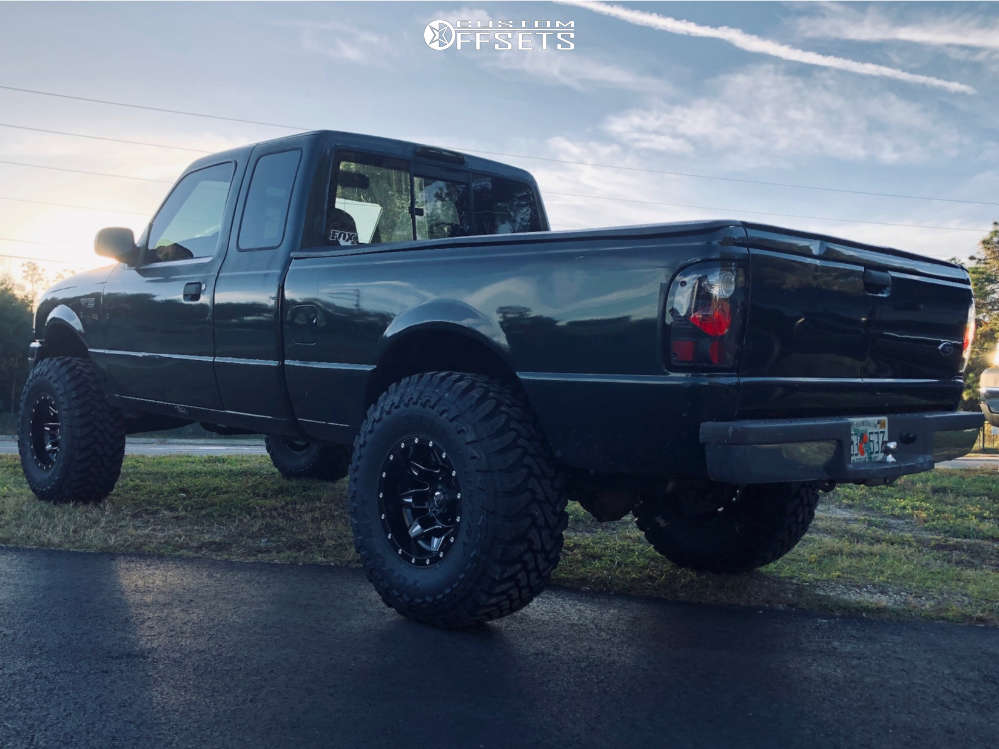2002 Ford Ranger with 15x10 -43 Fuel Lethal and 33/12.5R15 Toyo Tires ...