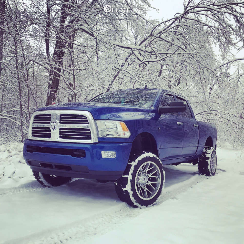 2015 Ram 2500 with 20x12 -44 Dropstars 654C and 295/55R20 Mastercraft ...