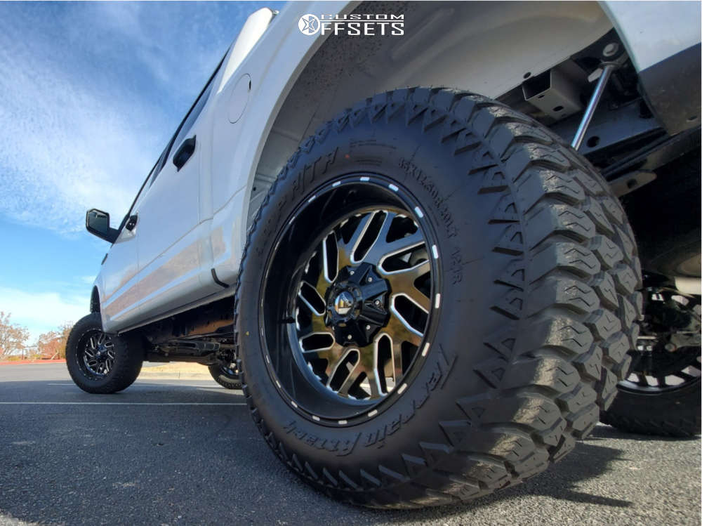 2019 Ford F-150 with 20x10 -18 Fuel Triton D581 and 35/12.5R20 AMP ...