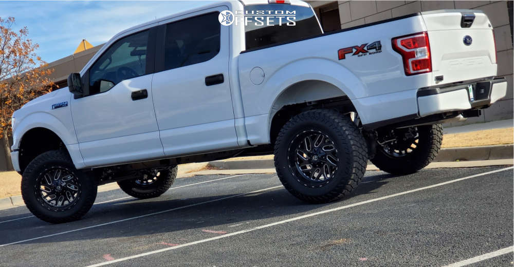 2019 Ford F-150 with 20x10 -18 Fuel Triton D581 and 35/12.5R20 AMP ...
