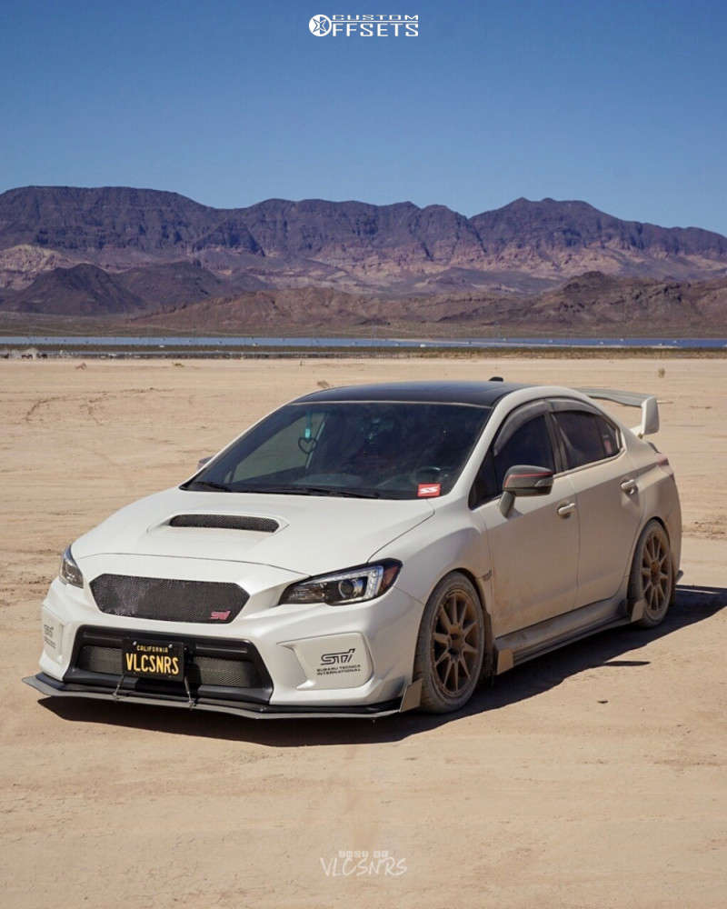 2018 Subaru WRX STI with 17x8 42 Method Mr501 and 235/45R17 Firestone ...