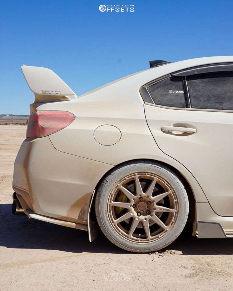 2018 Subaru WRX STI with 17x8 42 Method Mr501 and 235/45R17 Firestone ...