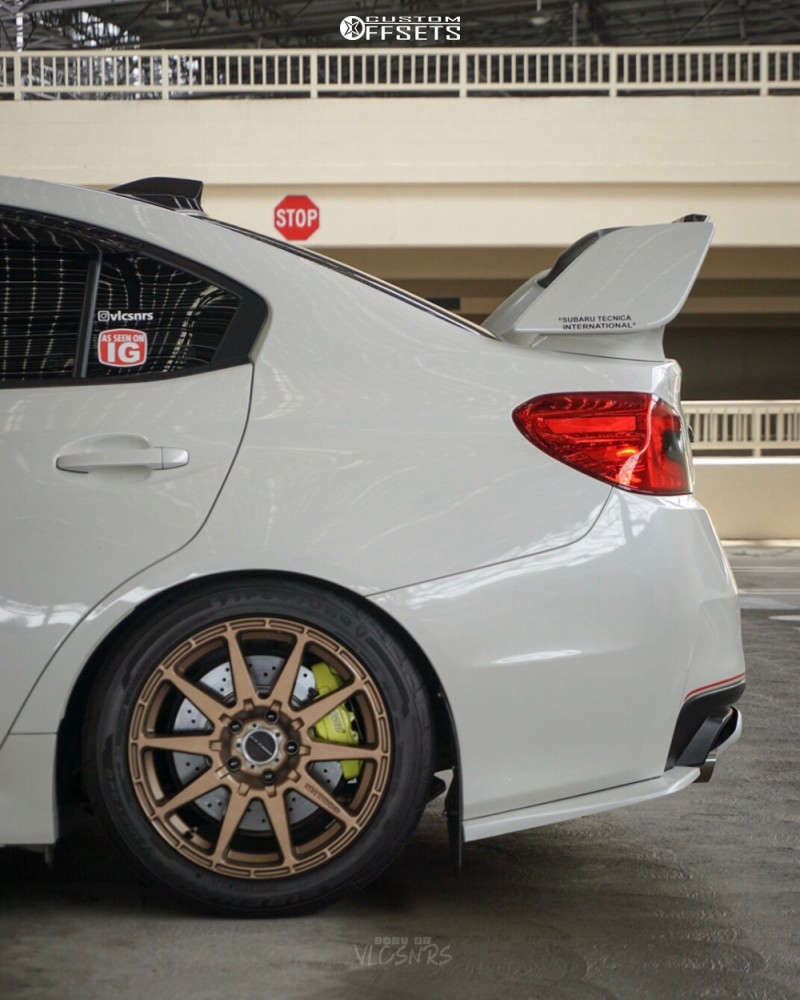 2018 Subaru WRX STI with 17x8 42 Method Mr501 and 235/45R17 Firestone ...