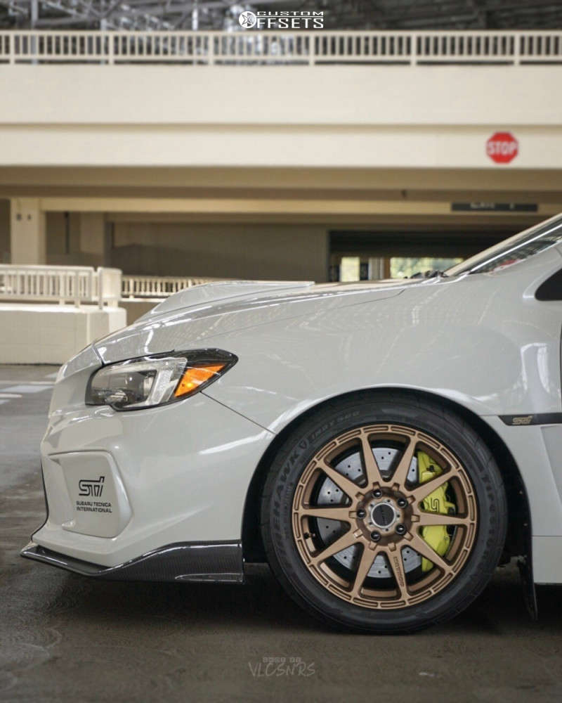 2018 Subaru WRX STI with 17x8 42 Method Mr501 and 235/45R17 Firestone ...