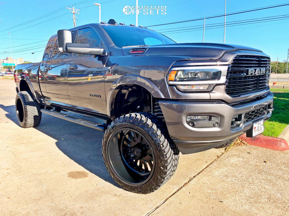 2019 Ram 2500 with 24x14 -73 American Force Octane and 37/13.5R24 AMP ...