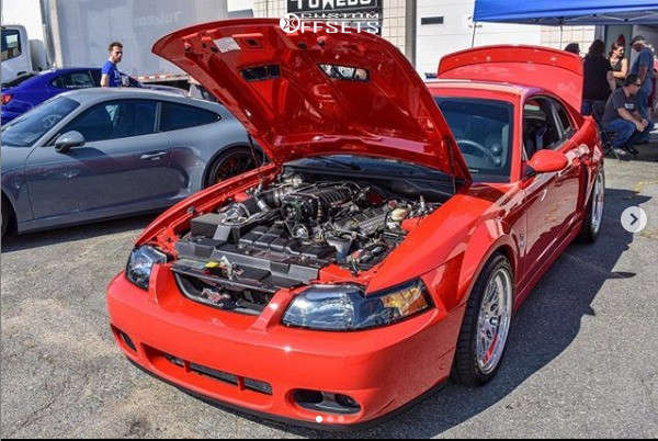 2004 Ford Mustang with 18x9.5 25 CCW Classic and 275/35R18 Toyo Tires ...