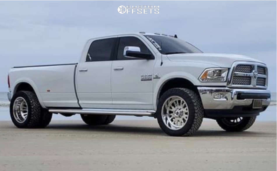 2018 Ram 3500 with 22x10 -25 Fuel Forged Ff45 and 285/55R22 Nitto Trail ...